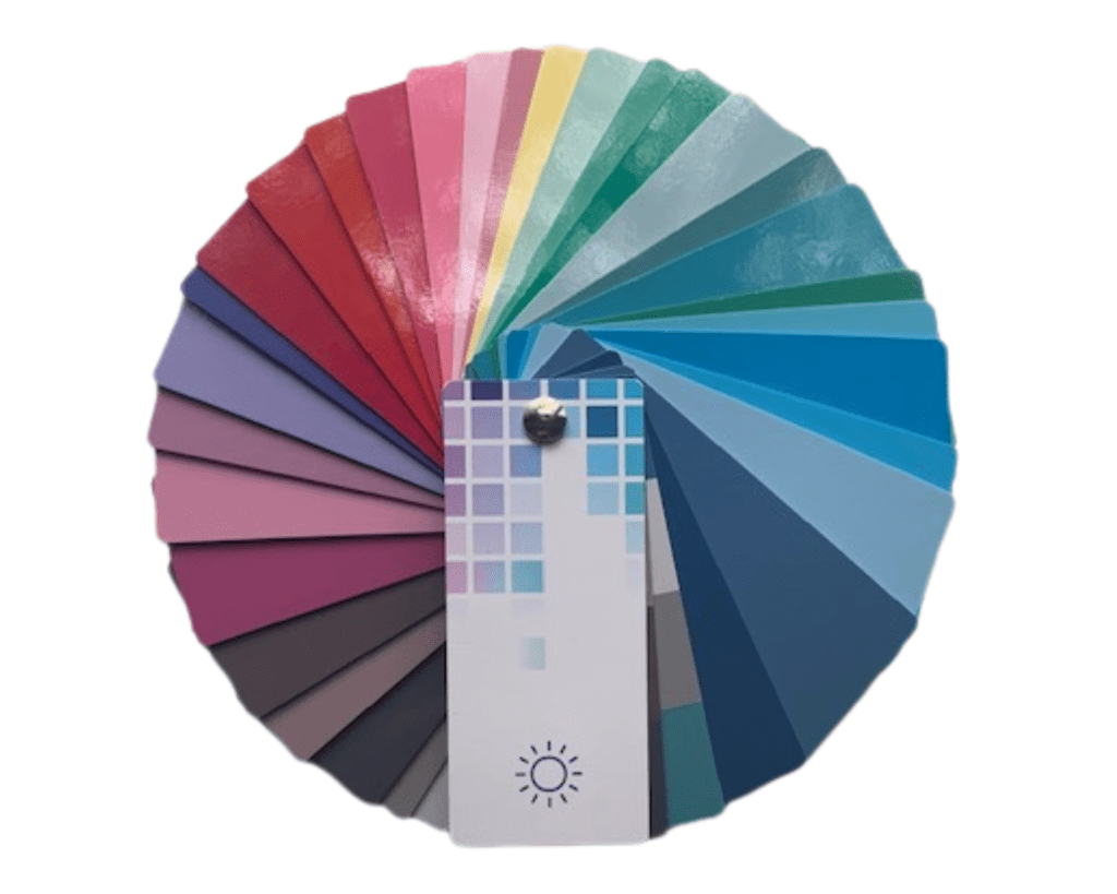Set color fans for color analysis - [summer] - [spring] - [winter ...